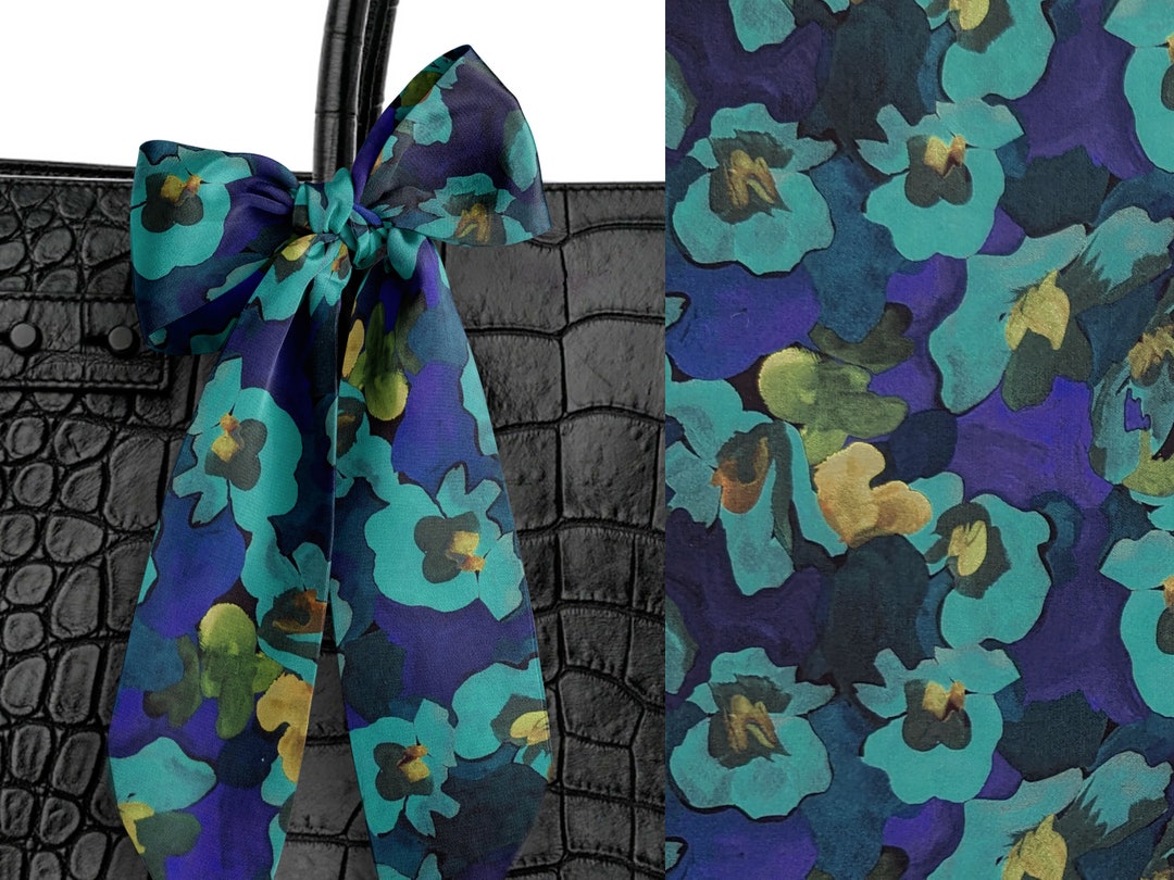 Liberty London Scarf Purse-hair-neck Choose Length Jemma Rose Tie ...