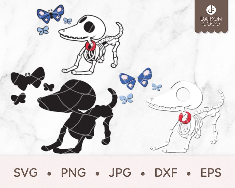 Corpse Bride Scraps SVG Corpse Bride Dog Skeleton Corpse - Etsy