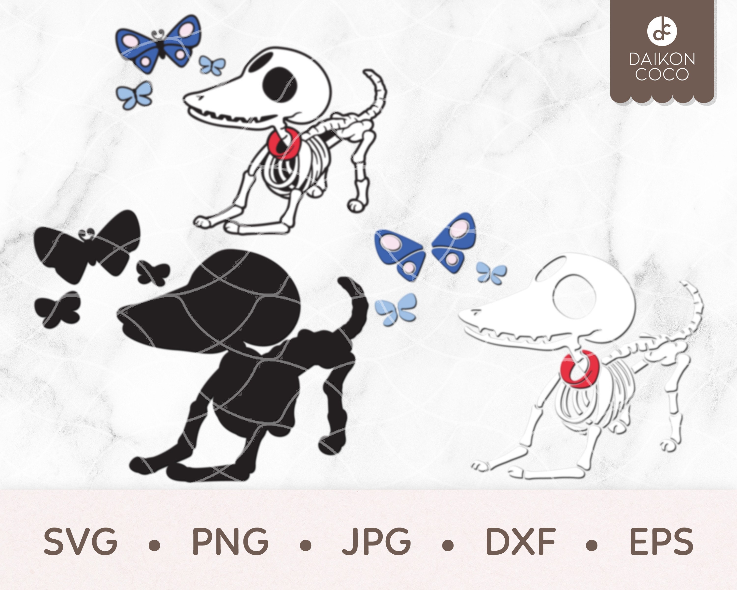 Corpse Bride Scraps SVG Corpse Bride Dog Skeleton Corpse | Etsy