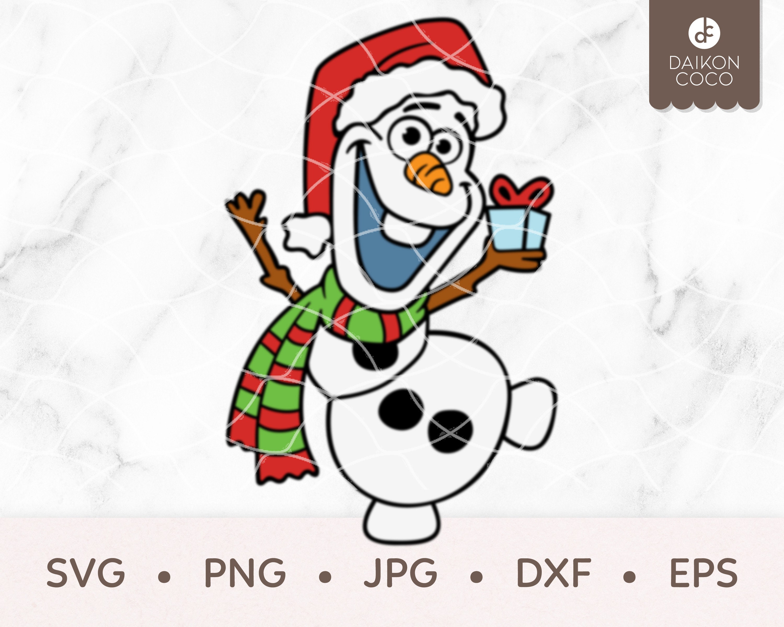 Olaf Christmas SVG Olaf Holding Present SVG Olaf Holiday - Etsy Canada
