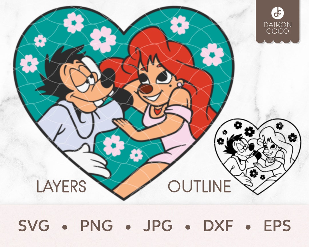 Max and Roxanne SVG, Goofy Movie SVG, Roxanne Svg, Goofy Movie Max Svg ...