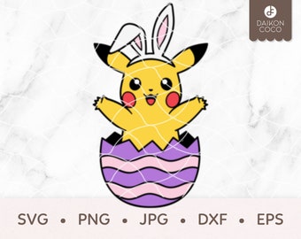 Pikachu SVG/DXF/PNG for Cricut/silhouette - Etsy