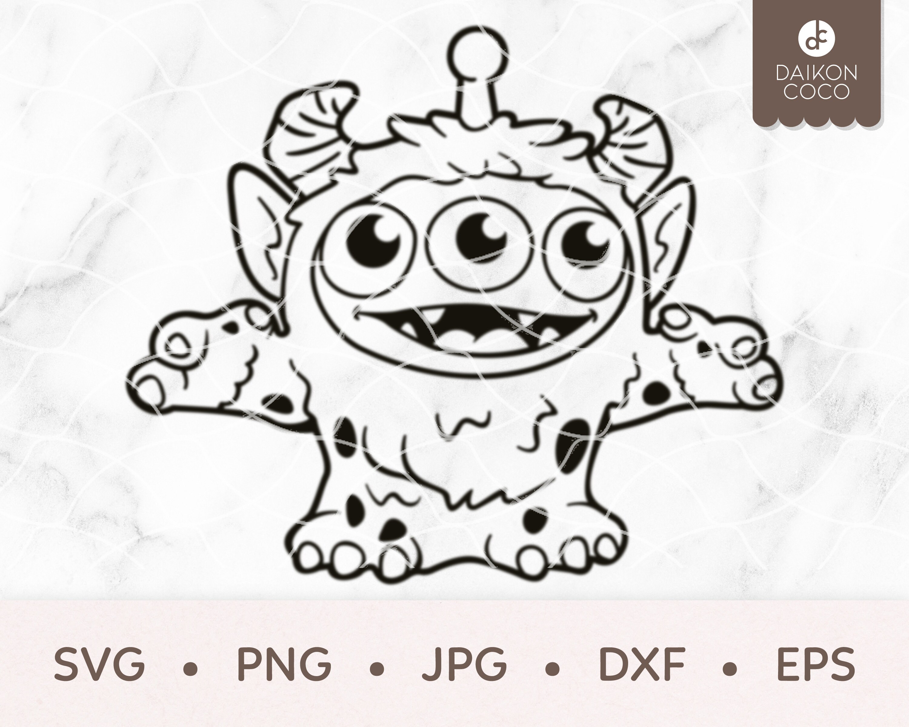 Alien and Sully Remix SVG Toy Story Alien SVG Monsters Inc - Etsy