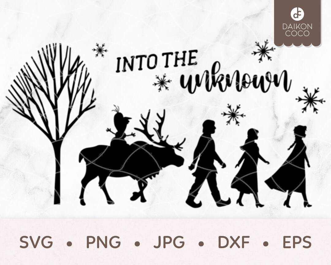 Frozen Squad SVG, Frozen Into the Unknown SVG, Squad Goals, Olaf Sven ...