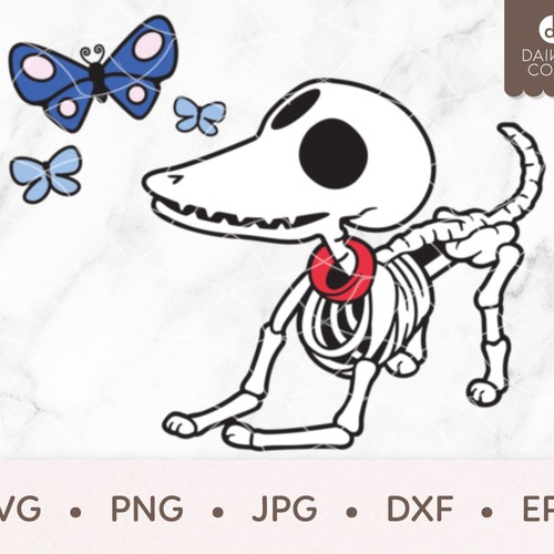 Corpse Bride Scraps SVG Corpse Bride Dog Skeleton Corpse - Etsy