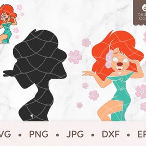 Roxanne SVG, Goofy Movie SVG, Roxanne in Dress SVG, Svg Png Jpg Dxf Eps ...