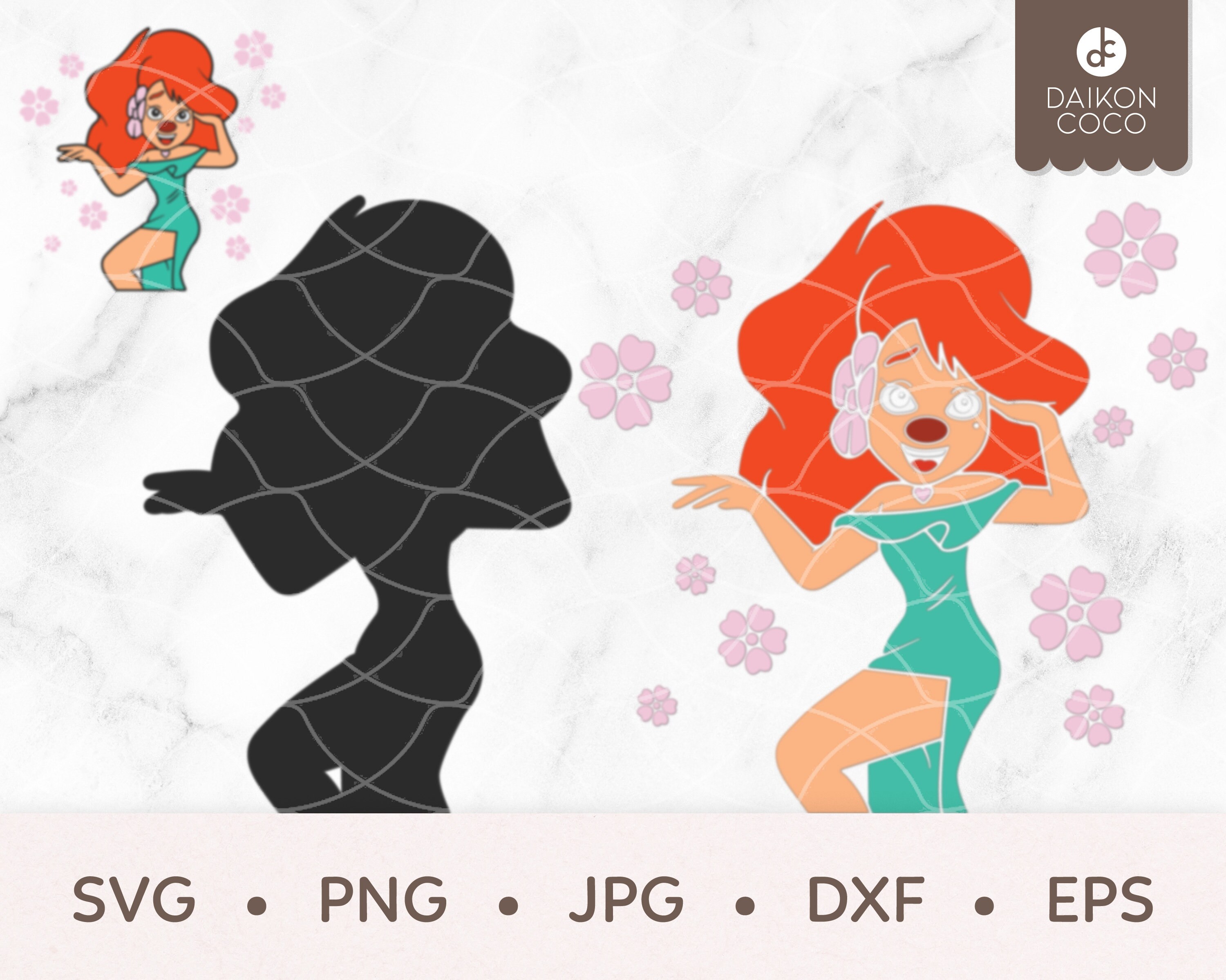 Roxanne SVG, Goofy Movie SVG, Roxanne in Dress SVG, Svg Png Jpg Dxf Eps ...