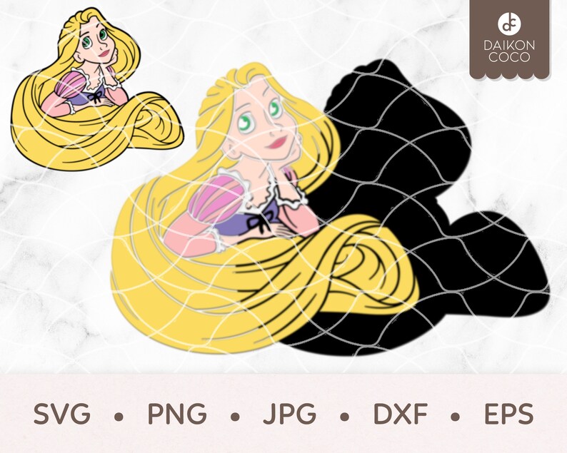 Tangled SVG, Rapunzel SVG, Svg Png Jpg Dxf Eps Cricut Silhouette ...