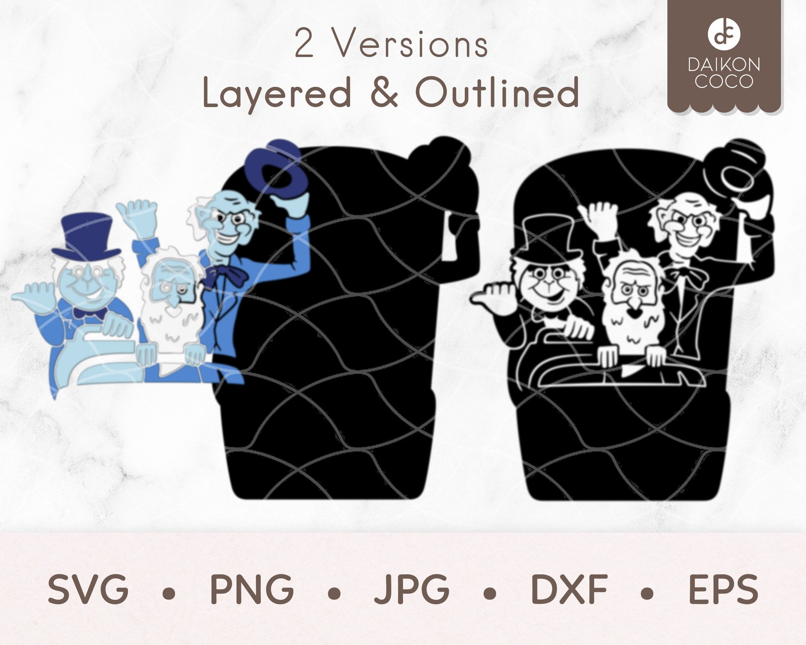 Hitchhiking Ghosts Doom Buggy SVG, Hitchhiking Ghosts SVG, Haunted ...