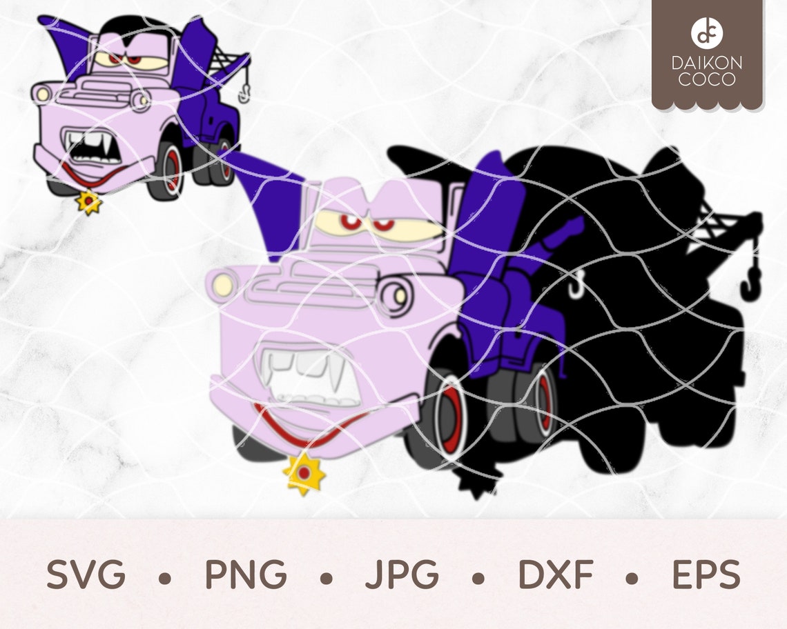 Vampire Mater SVG, Cars Halloween SVG, Svg Png Jpg Dxf Eps Cricut ...