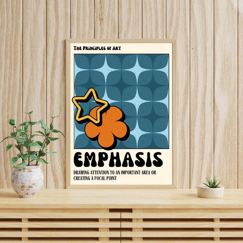 Retro Principles of Art Poster Set - Etsy