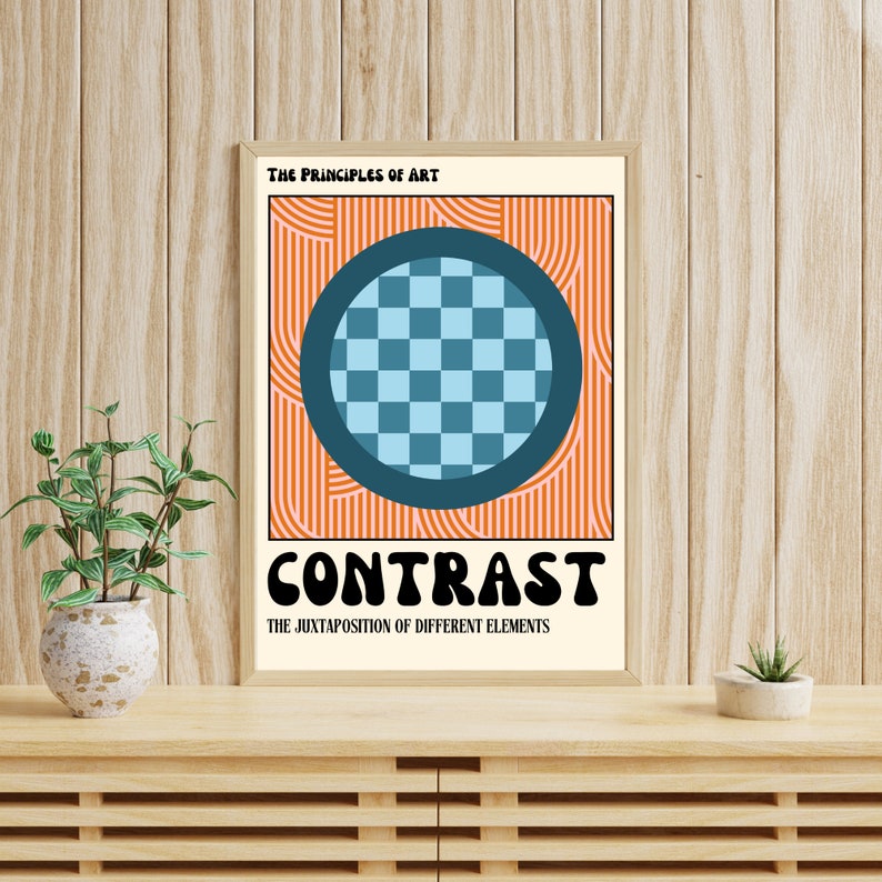Retro Principles of Art Poster Set - Etsy