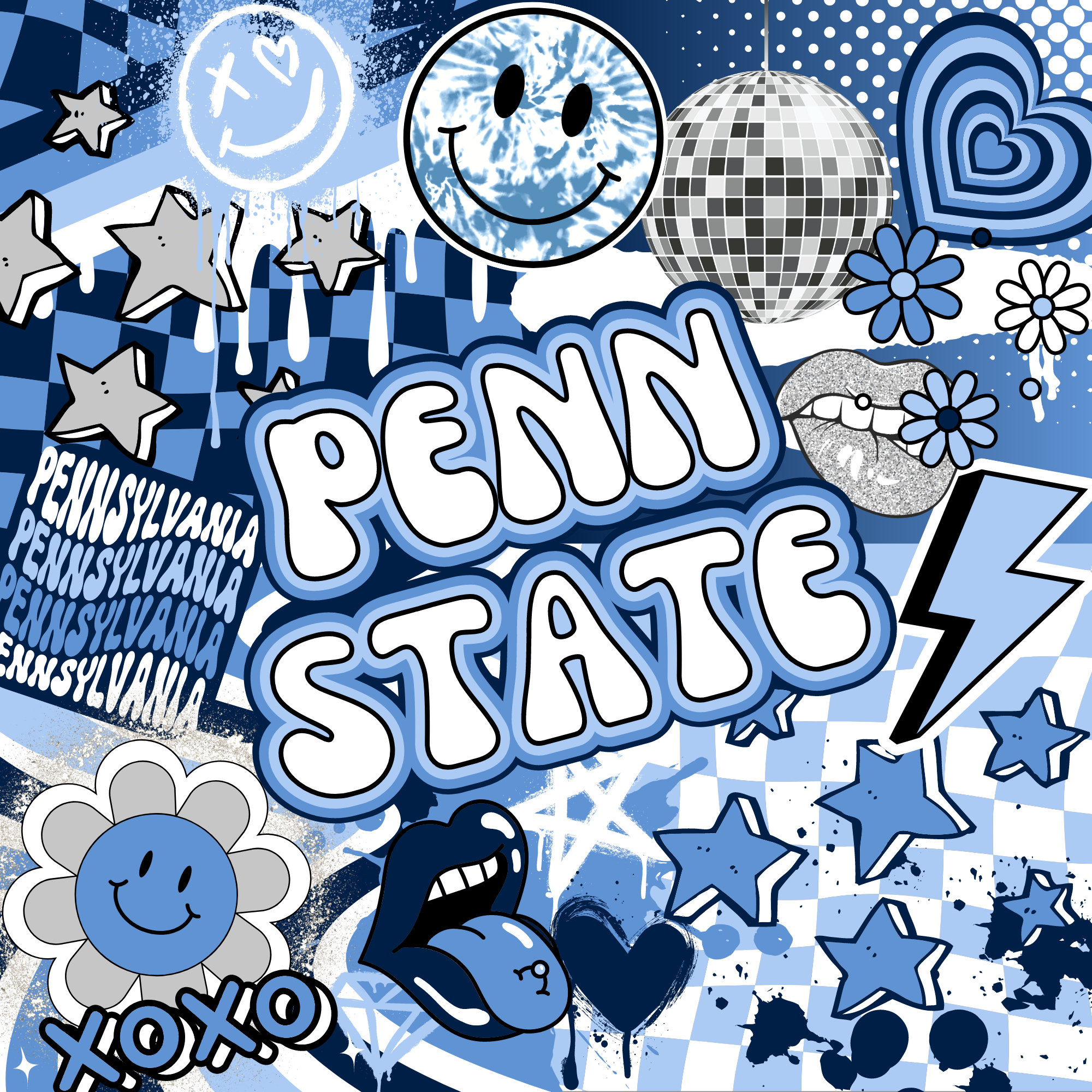 Penn State Collage Print - Etsy