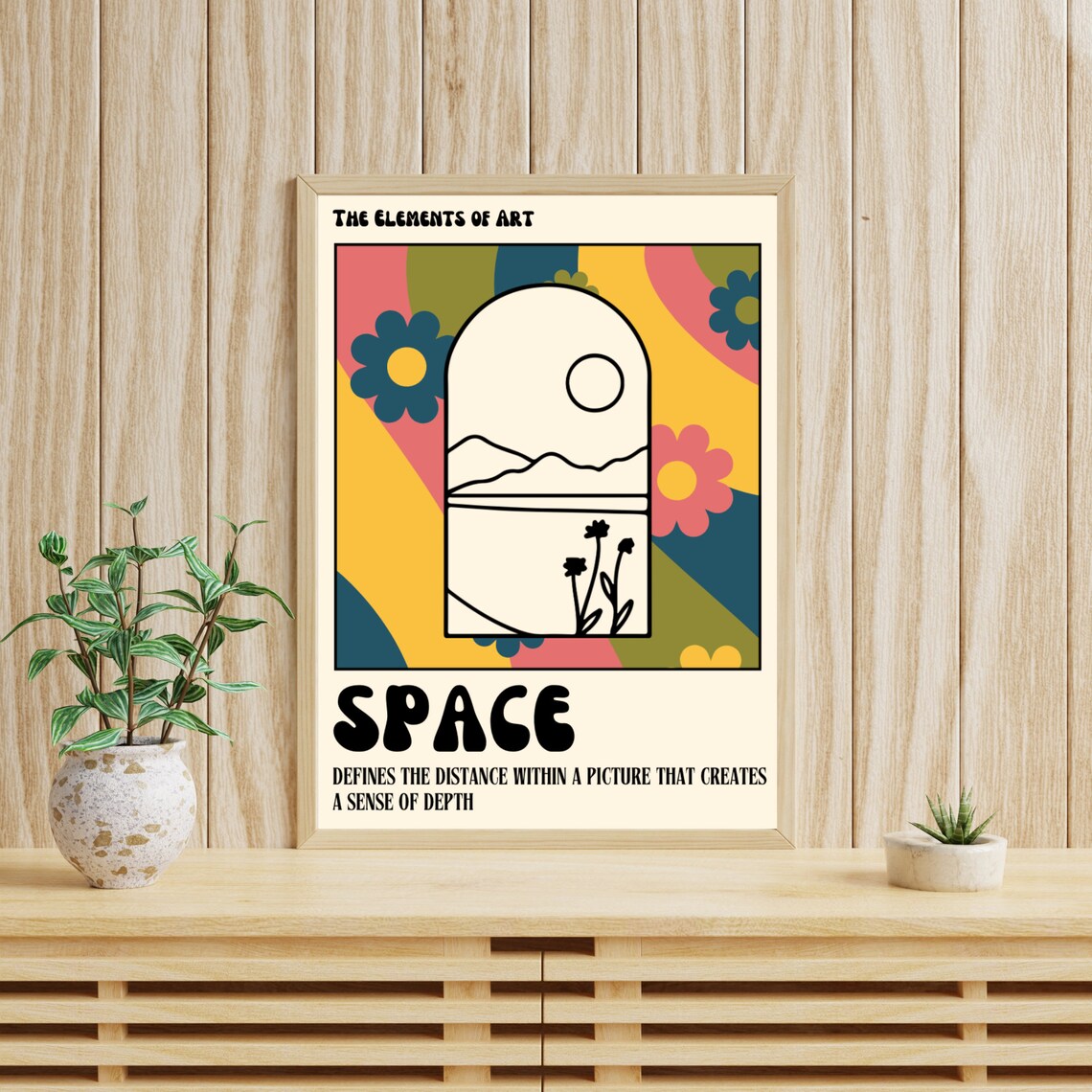 Retro Elements of Art Poster Set - Etsy