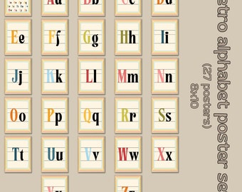 Retro Principles of Art Poster Set - Etsy