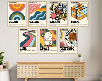 Elements of Art Posters - Etsy
