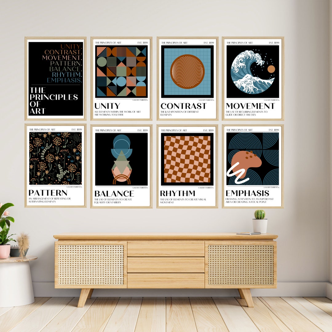 Classic Principles of Art Poster Set - Etsy
