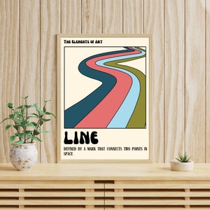 Retro Elements of Art Poster Set - Etsy