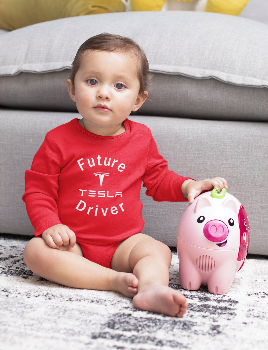 Future Tesla Driver Baby Shirt Tesla Onesie Gift for Baby - Etsy