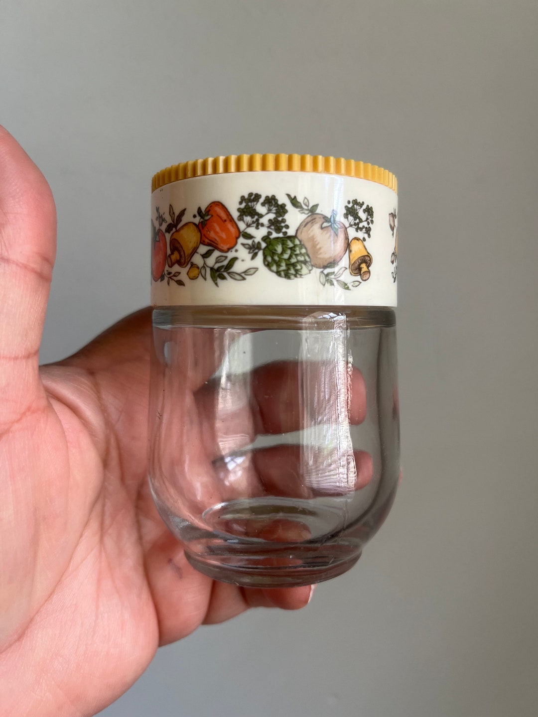 Gemco Spice of Life Clear Glass Salt or Pepper Condiment Cream Suger ...