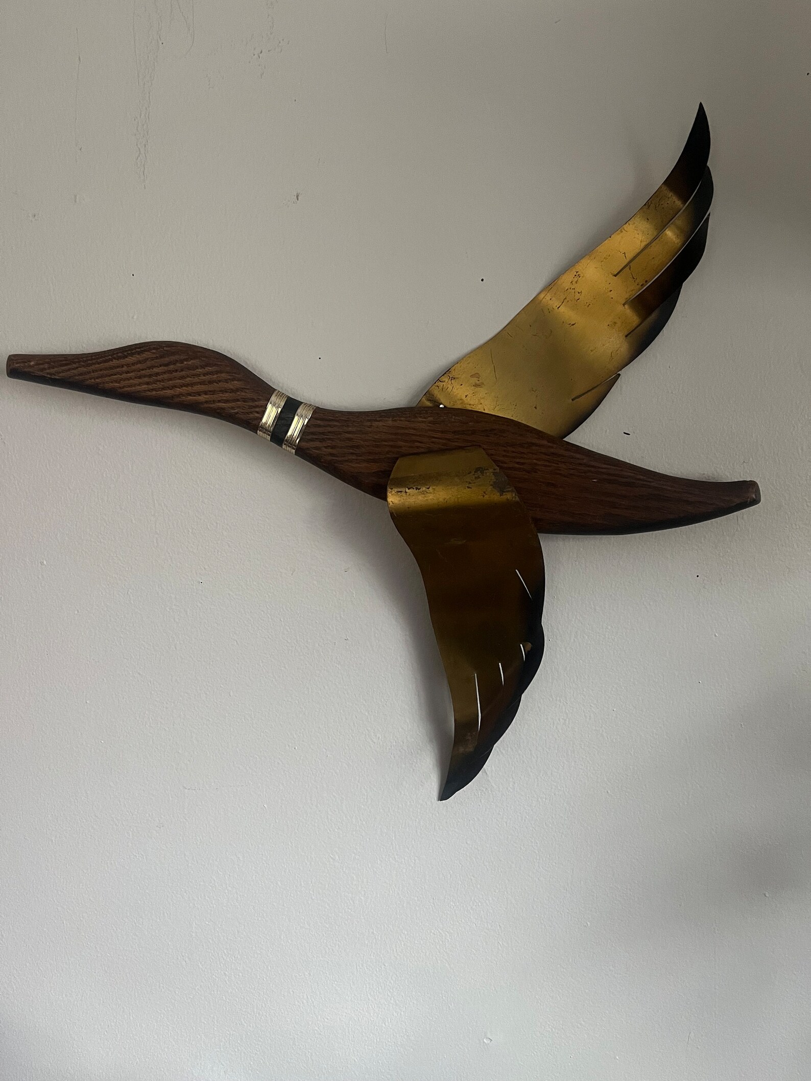 MCM Vintage Flying Geese Wall Art/ Birds/ Geese/ Mid Century Modern ...