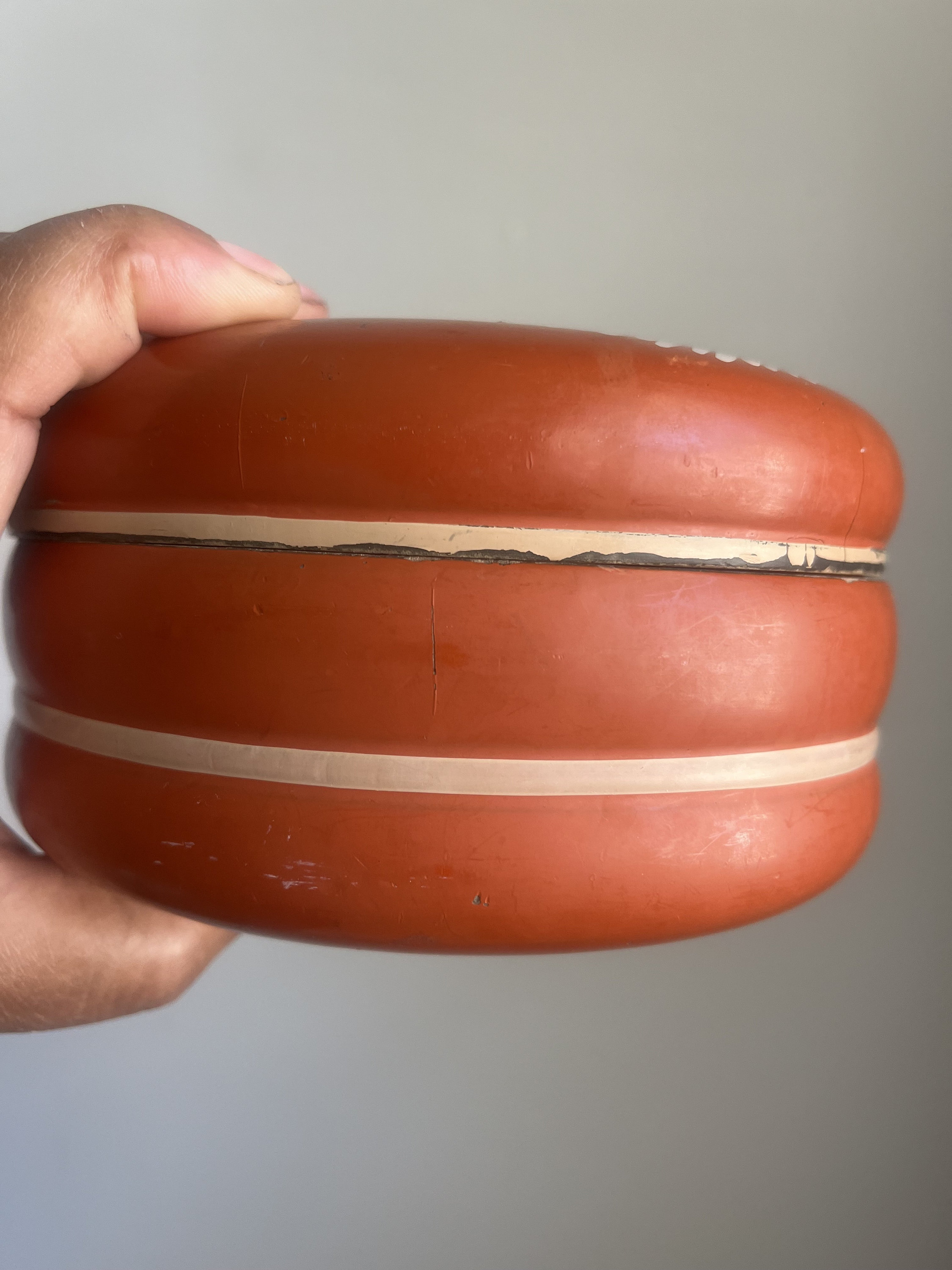 Vintage Laquar Box. Vanity Box. Trinket Jar. Lidded Jar. Asian ...