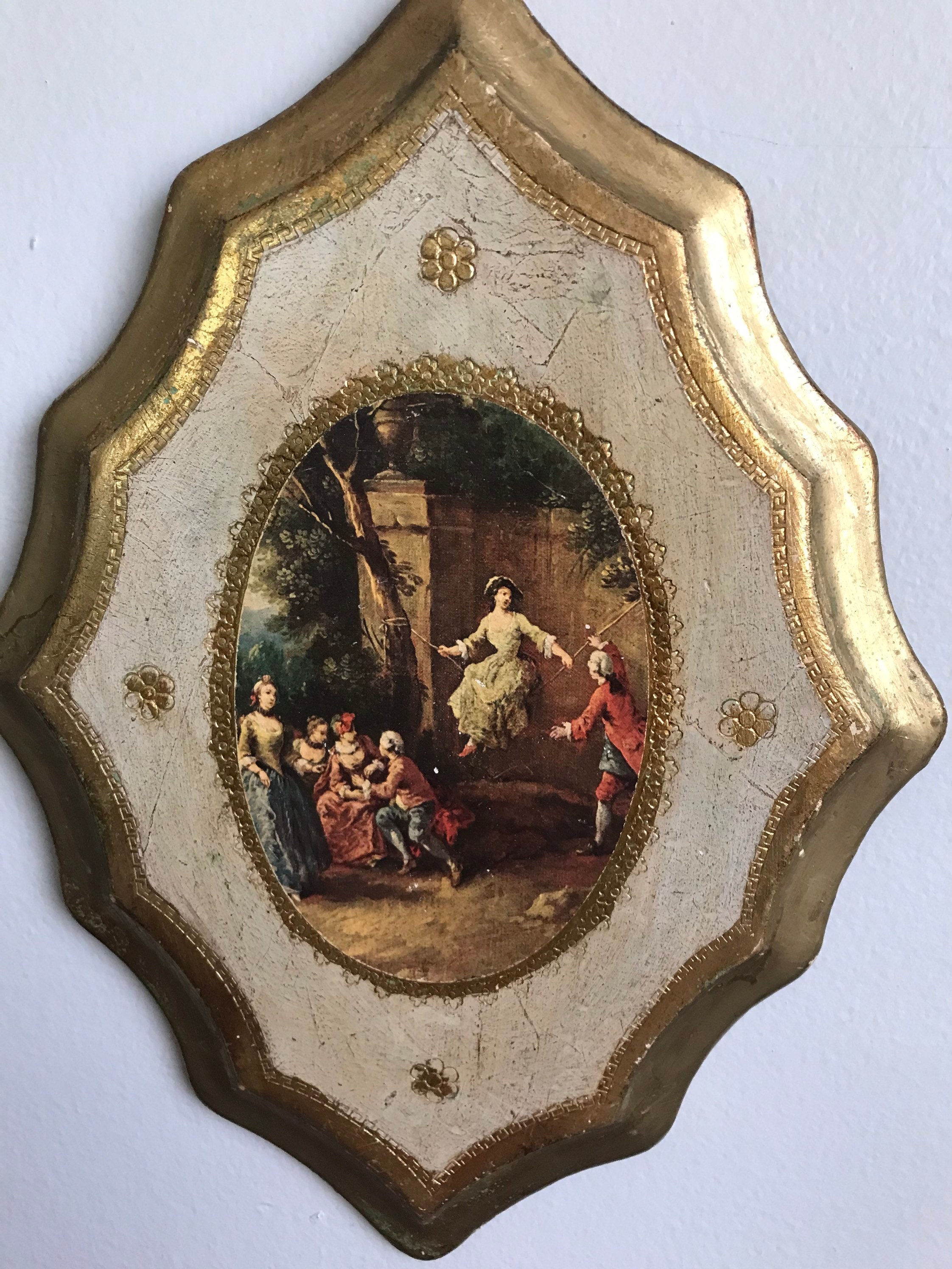 Old World Art Vintage Italian Wall Art Old World Art Made in Italy Wood ...