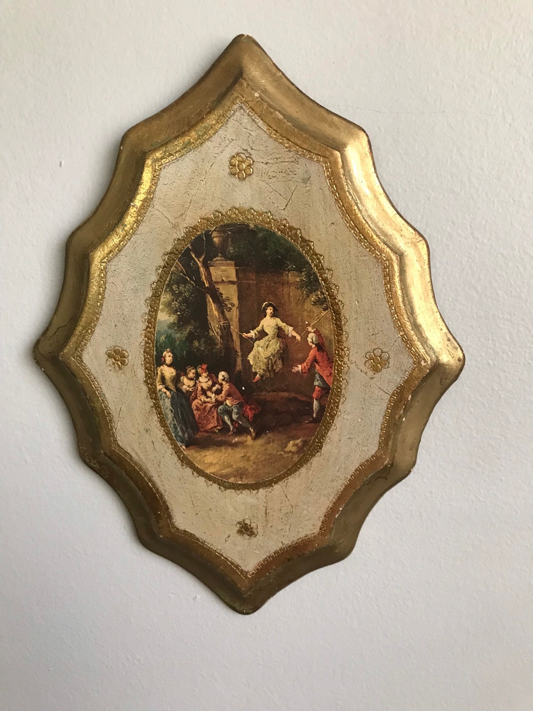 Old World Art Vintage Italian Wall Art Old World Art Made in Italy Wood ...