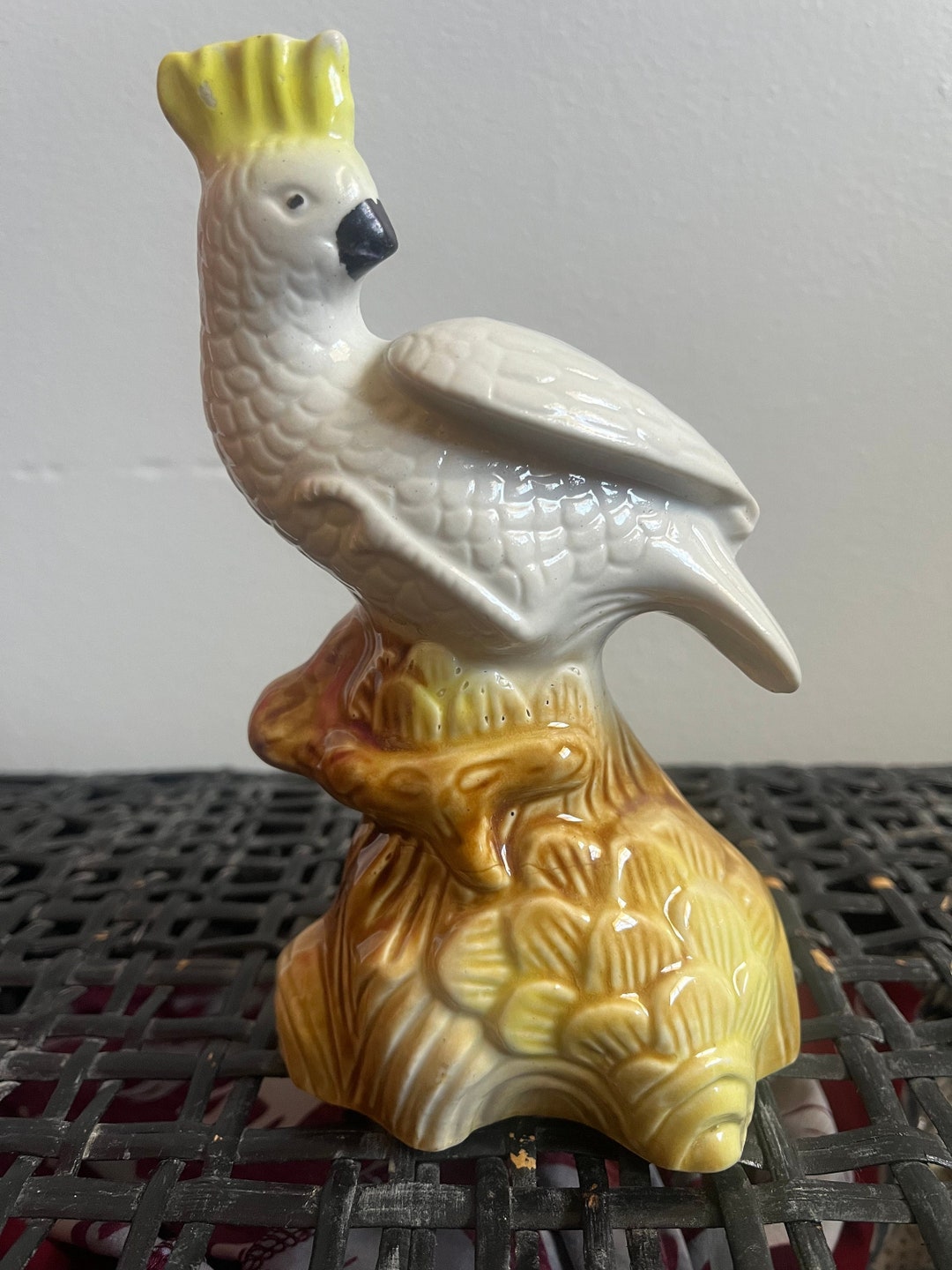 Vintage Bird Ceramic Made in Brazil/ Cockatoo/ Vintage Birds/ - Etsy