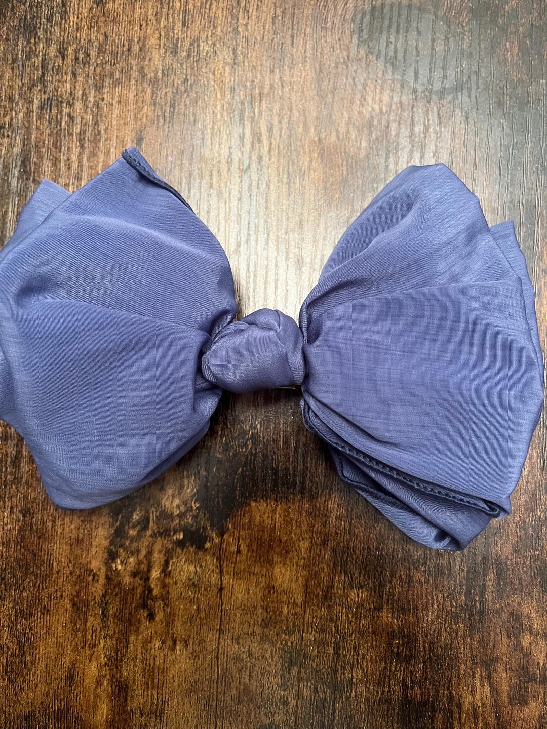 Vintage Hair Bow Barrette / Silk Blend 80s Cindy Lauper/ Boho/ Bohemian ...