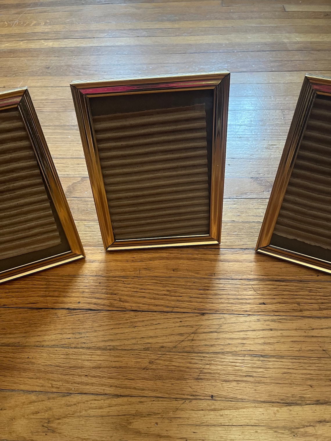 Vintage Gold Frame Trio/ Vintage Gold Frames/ Vintage Frames/ Gallery Wall/ Minimalist ...