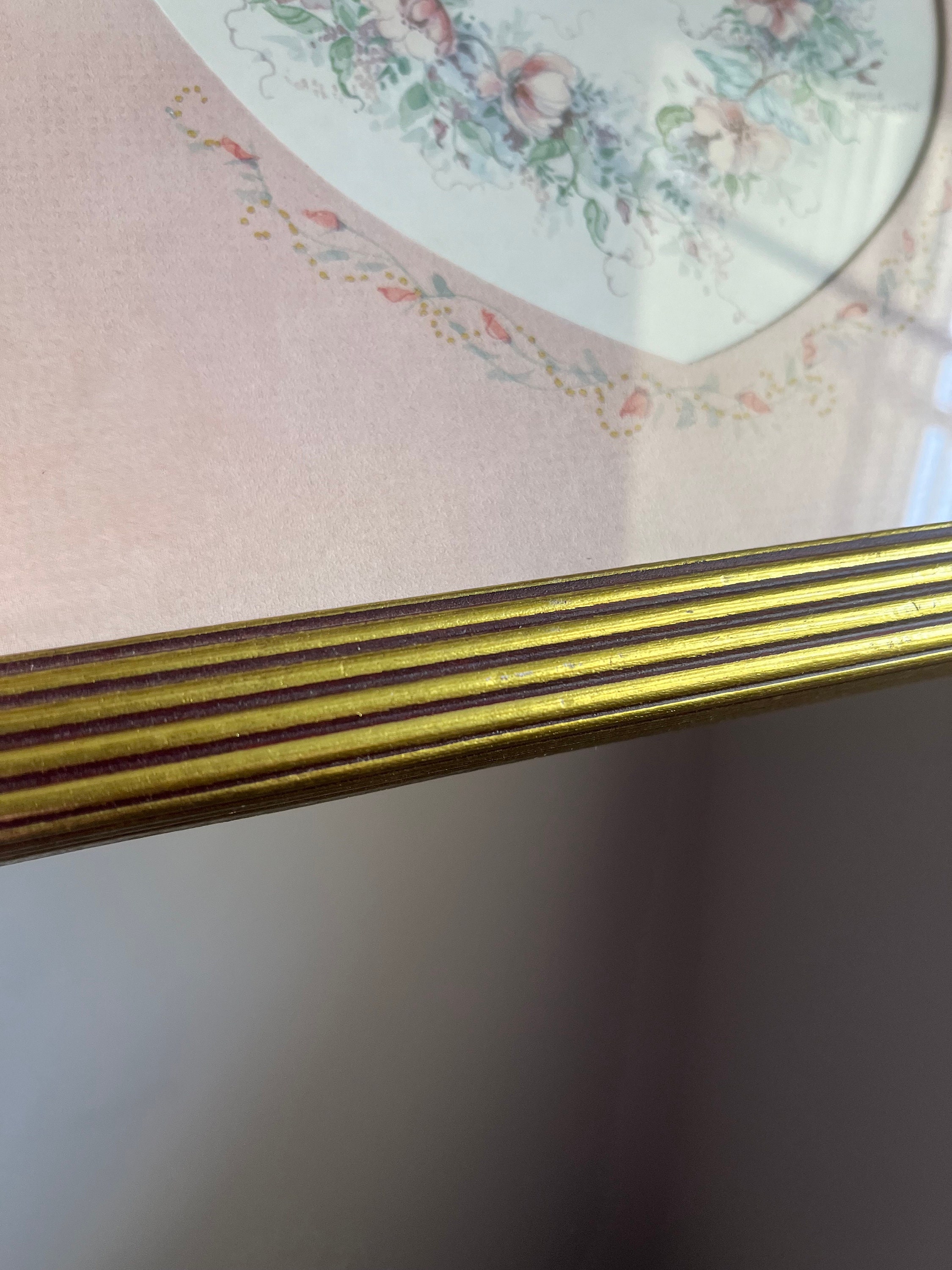 Vintage Cottagecore Picture Wall Hanging Print. Heart Picture. Heart ...