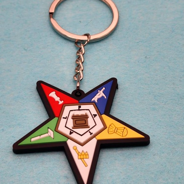 Star Keychain - Etsy