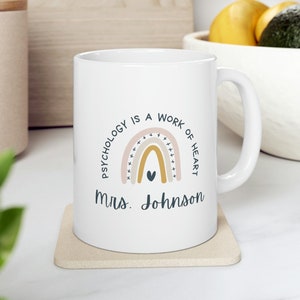 Custom Psychologist Mug Personalized Psychologist Gift Clinical Psych ...