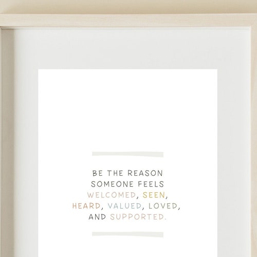 Be the Reason Print School Psychologist Office Decor - Etsy