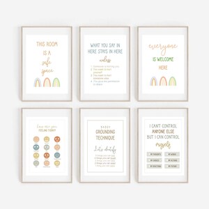 Set of 6 Prints Bundle - School Psychologist Print Set - Counselor ...