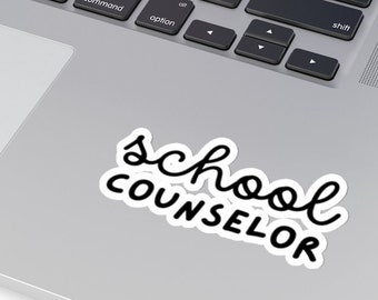 School Counselor Waterproof Sticker School Counselor Gift Counseling ...