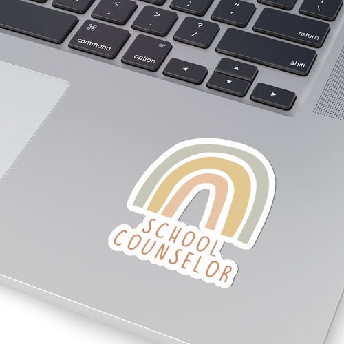 School Counselor Rainbow Sticker School Counseling Sticker - Etsy