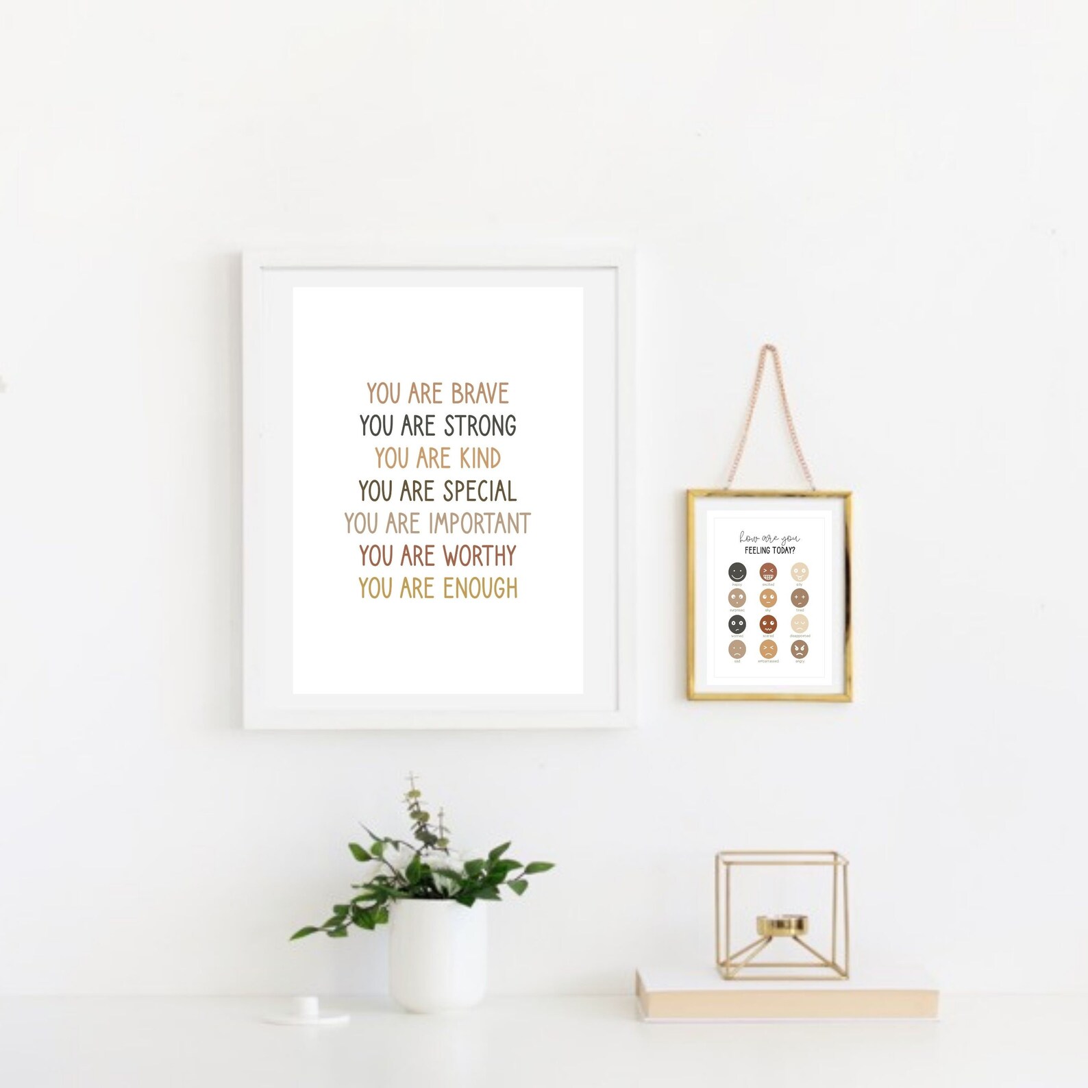 Inclusive Positive Affirmations Print Diversity Poster - Etsy