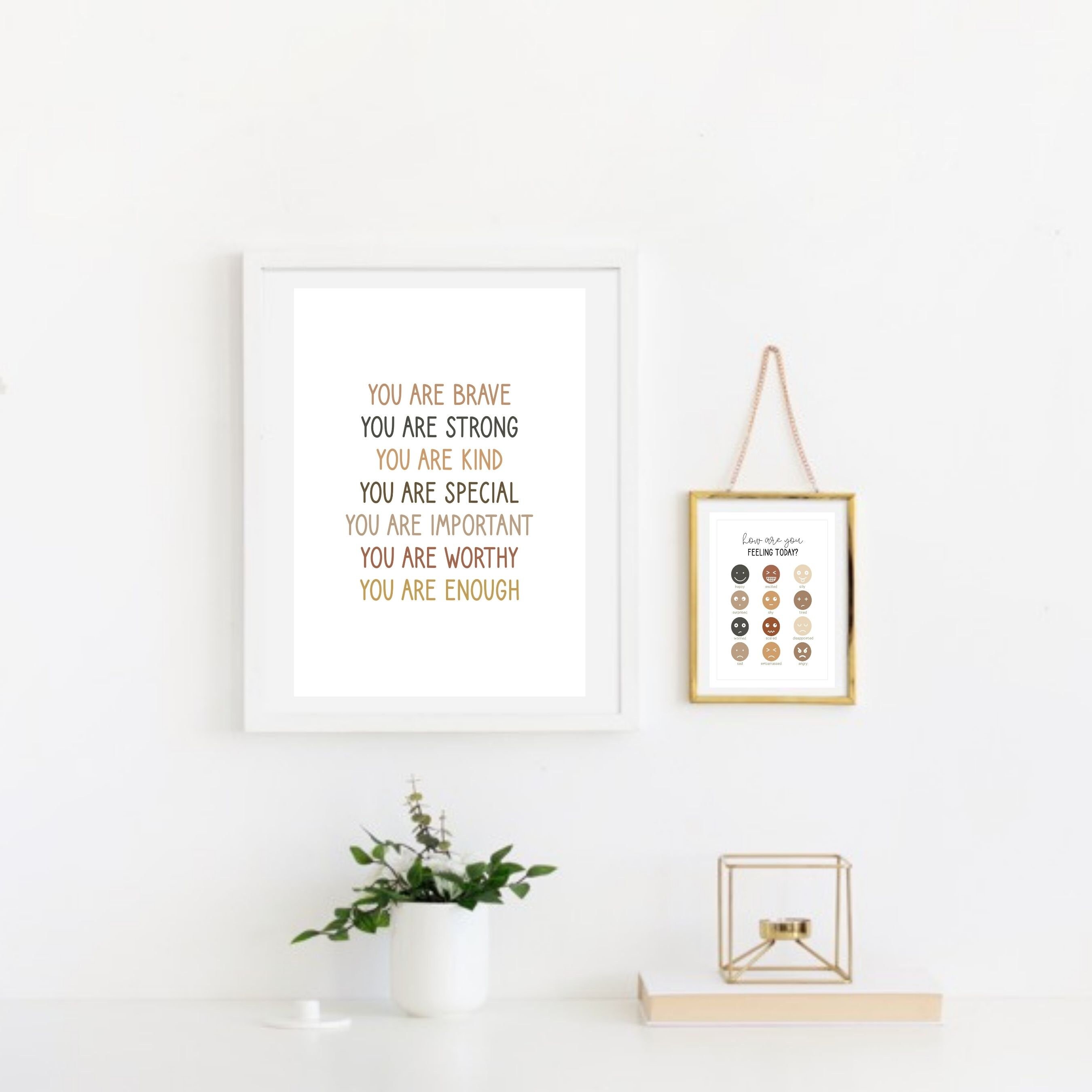 Inclusive Positive Affirmations Print Diversity Poster - Etsy