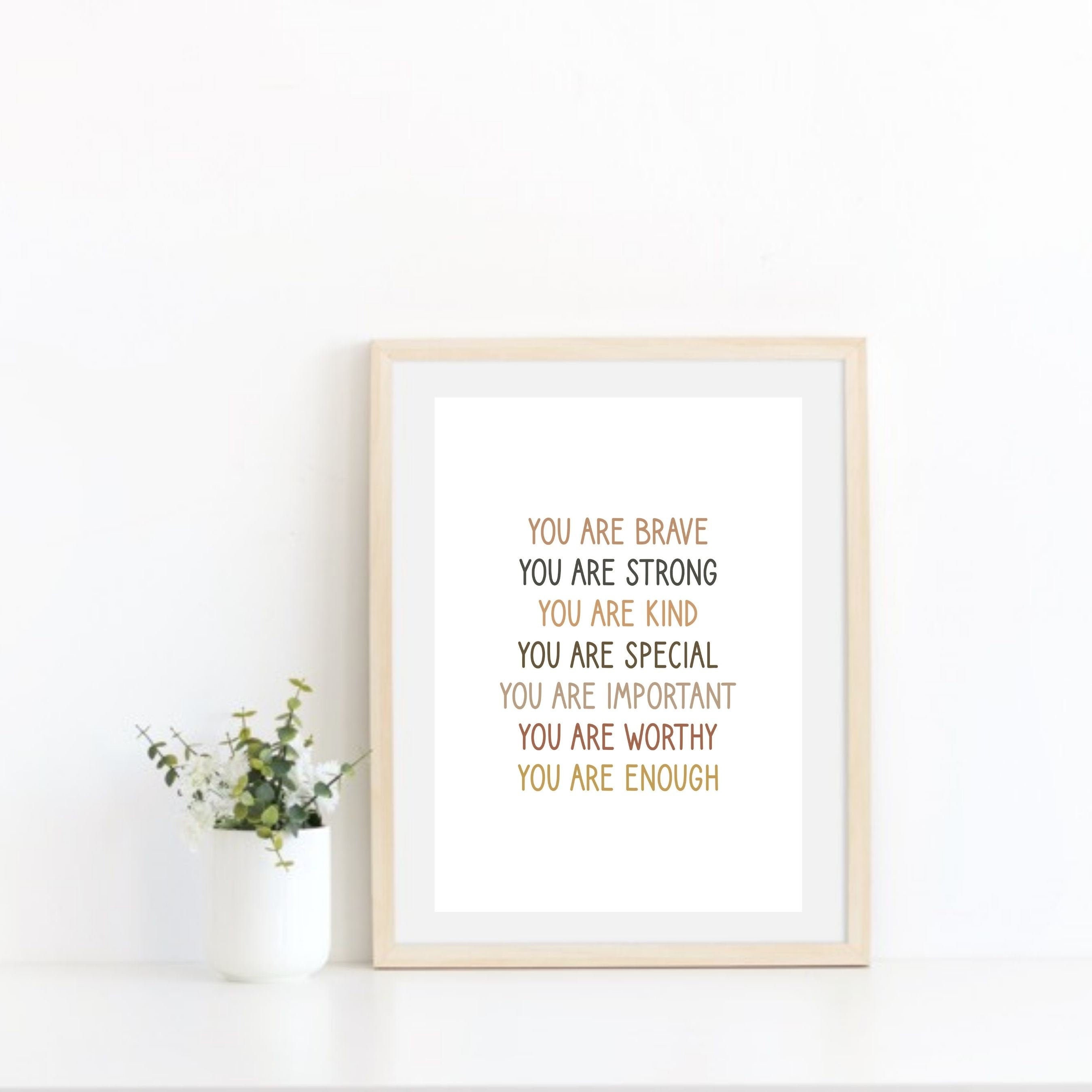 Inclusive Positive Affirmations Print Diversity Poster - Etsy