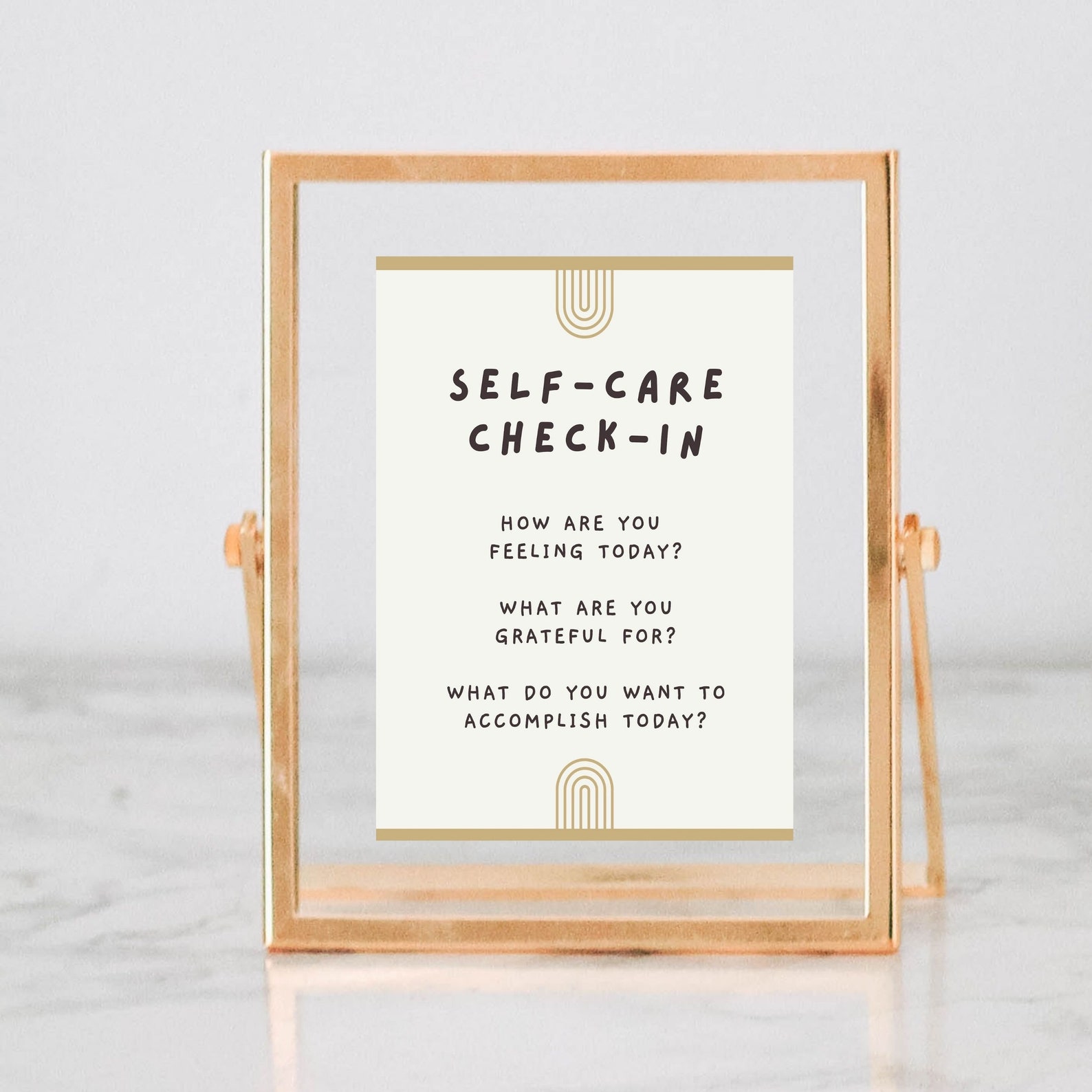 Self-care Check-in Print - Mental Health - School Psychologist Office ...