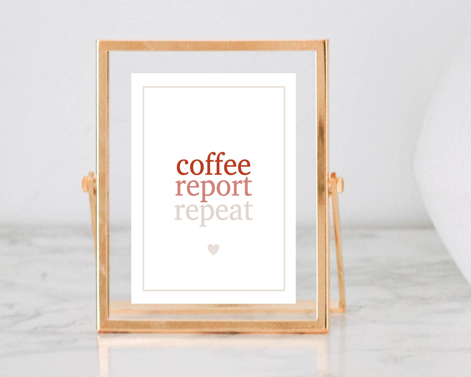 Coffee Report Repeat Print School Psychologist Office Decor | Etsy