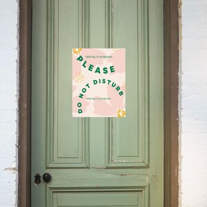 Testing in Progress Please Do Not Disturb Print- School Psychologist ...