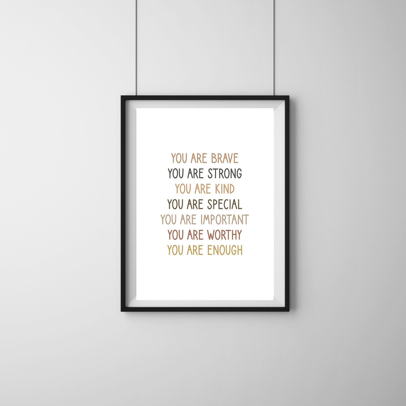 Inclusive Positive Affirmations Print Diversity Poster - Etsy