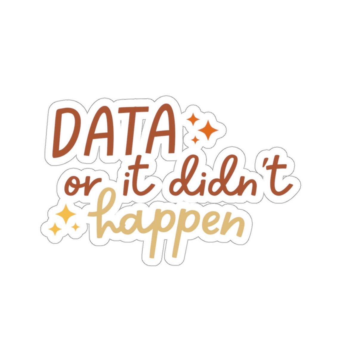 Data or It Didn't Happen Sticker School Psychologist - Etsy