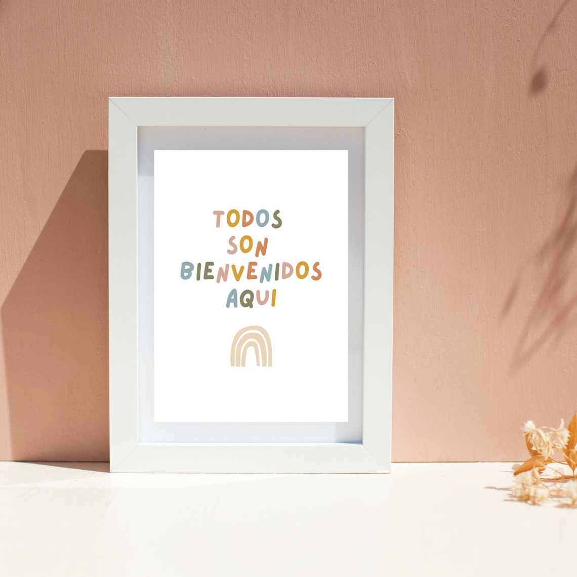 Todos Son Bienvenidos Aqui Print Everyone is Welcome Here - Etsy