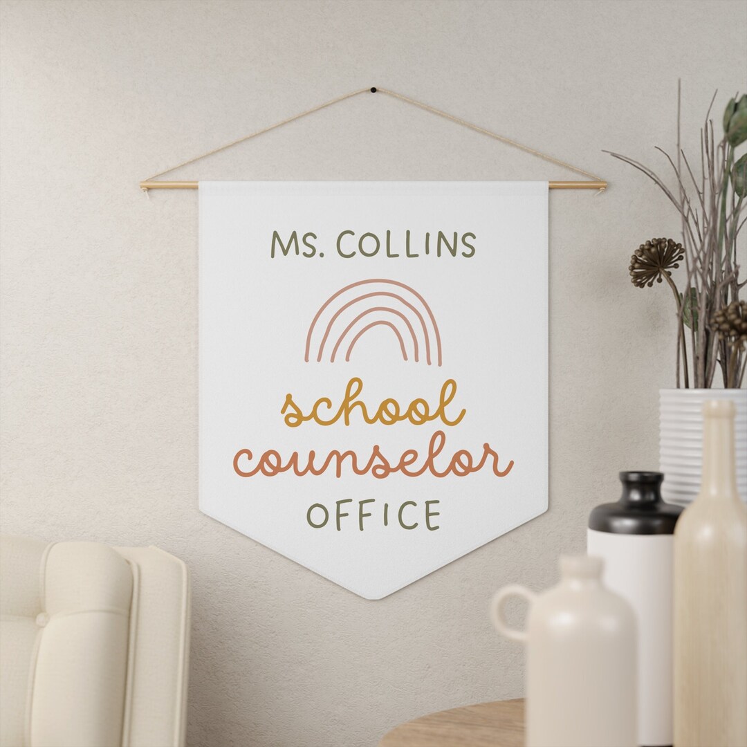 Personalized School Counselor Office Banner- Custom School Counseling ...