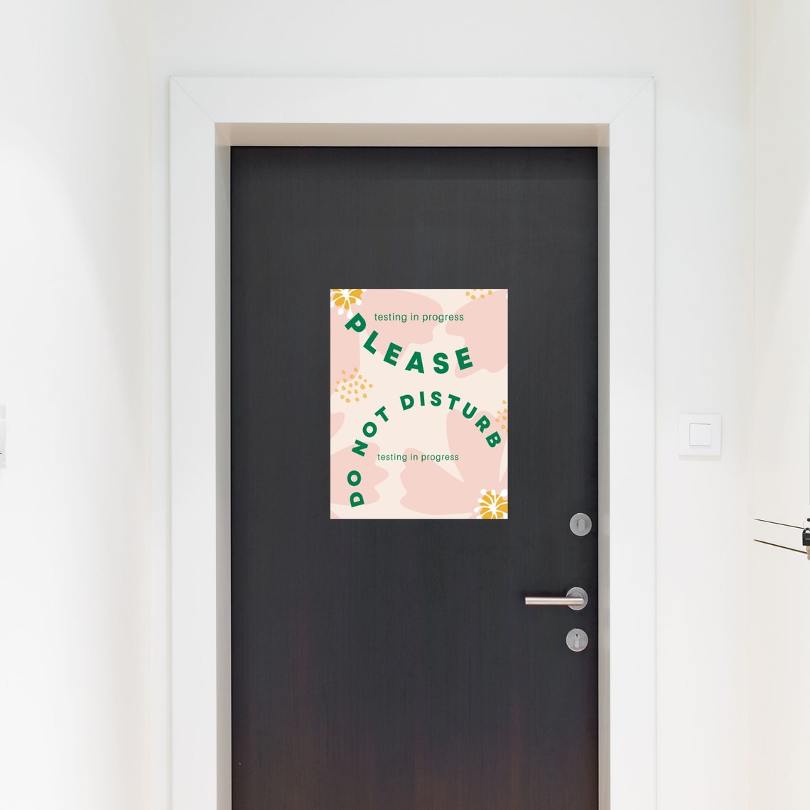 Testing in Progress Please Do Not Disturb Print- School Psychologist ...