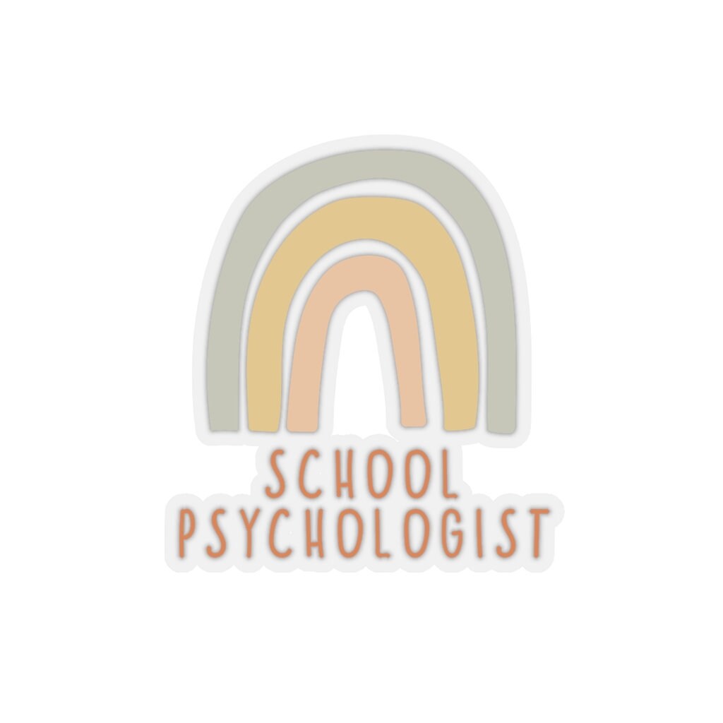 School Psychologist Rainbow Sticker School Psychologist - Etsy
